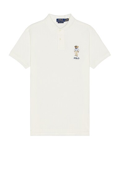 Polo Ralph Lauren Bear Polo in Deckwash White | FWRD