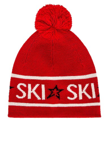 Perfect Moment Ski Beanie in Red | FWRD
