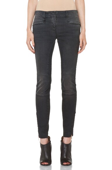 R13 Moto Jean in Black | FWRD