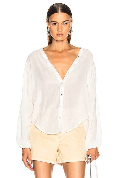 The Range Vapor Voile Shirt in Off White | FWRD