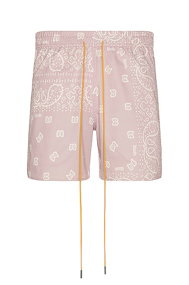 Rhude Bandana Trunks in Lavender | FWRD