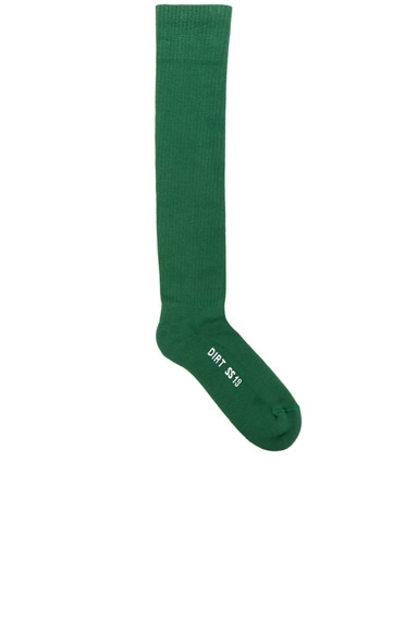 Rick Owens Dirt Socks in Wheatgrass | FWRD