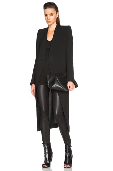 Rick Owens Cyclops Knife Coat in Black | FWRD