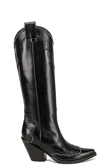 Redemption Cowboy Boot in Black | FWRD