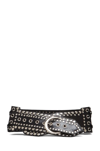 Rodarte Studded Hip Belt in Black | FWRD
