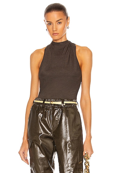 RTA Sabrina Top in Olive | FWRD