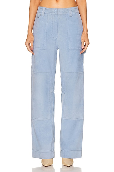 Saks Potts Rose Pant in Misty Blue | FWRD