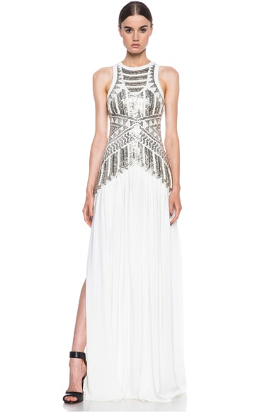 Sass & Bide Egyptian Shawl Woven Silk Dress in Ivory | FWRD