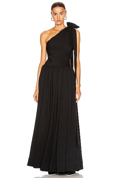 Staud Sarah Dress in Black | FWRD