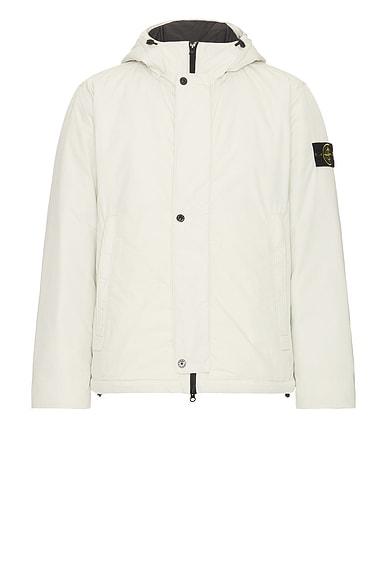 Stone Island Hooded Jacket in Plaster | FWRD