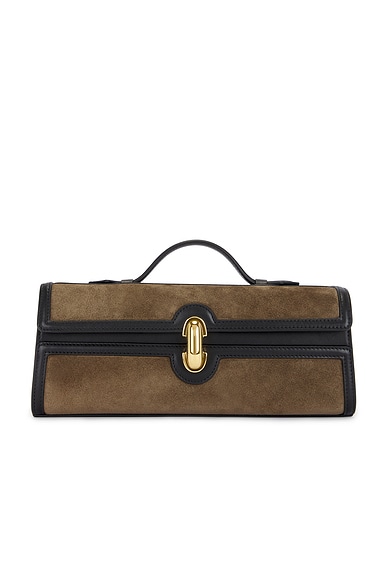 Savette The Slim Symmetry Pochette Bag in Mink | FWRD