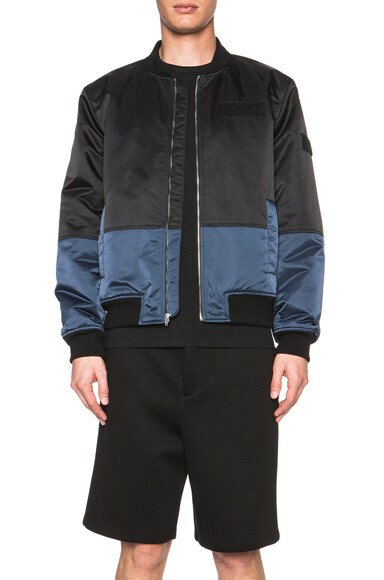 Alexander Wang Paneled Bomber in Matrix | FWRD