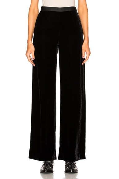 Alexander Wang Wide Leg Pants in Black | FWRD