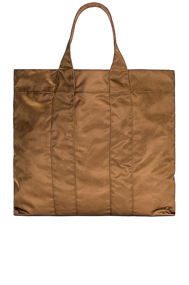 The Row Nylon Shopper Bag in Brown | Smart Closet