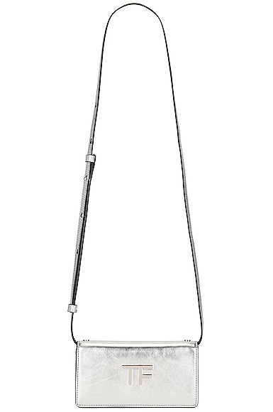 TOM FORD Laminated Mini Bag in Silver | FWRD