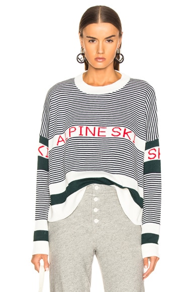 The Great Alpine Ski Sweater in Multi Stripe | FWRD