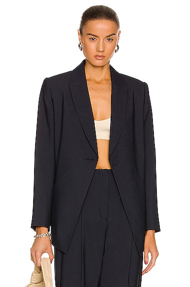 The Sei Single Breasted Blazer in Abyss | FWRD