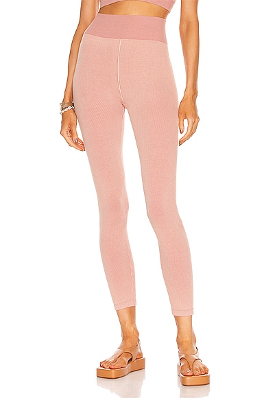 THE UPSIDE Circular Knit Midi Pant in Pink | FWRD