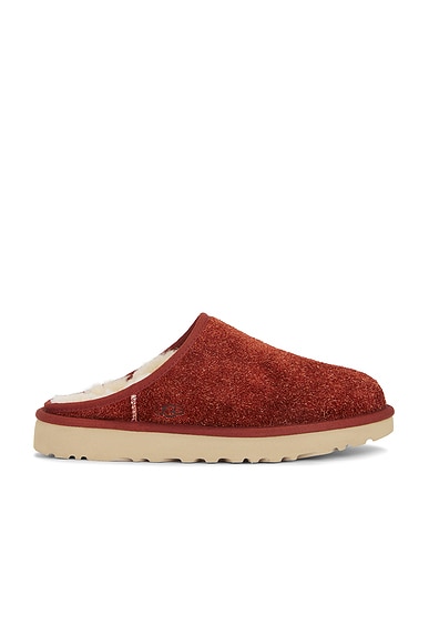 UGG Classic Slip-On Shaggy Suede in Red Jasper | FWRD