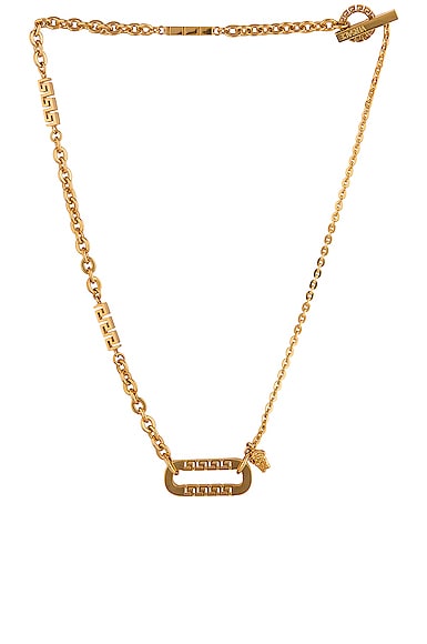 VERSACE Link Necklace in Oro | FWRD