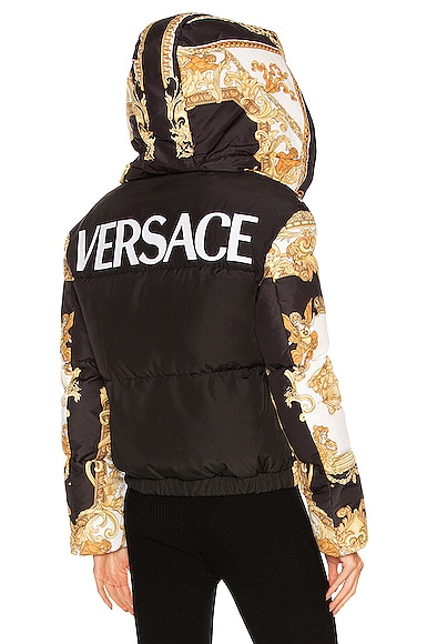 VERSACE Renaissance Jacket in Nero & Oro | FWRD