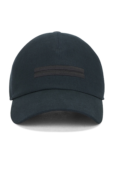Zegna Oasi Lino Baseball Cap in Fondale | FWRD