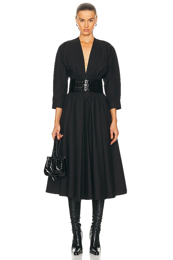 Isabel Marant Etoile Tianny Dress in Faded Black | FWRD Isabel Marant Etoile Tianny Dress in Faded Black | FWRD