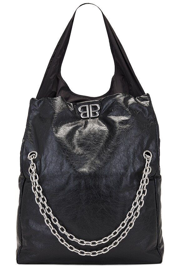 Balenciaga Neo Cagole XL Tote Bag in Black & Black | FWRD Balenciaga Neo Cagole XL Tote Bag in Black & Black | FWRD