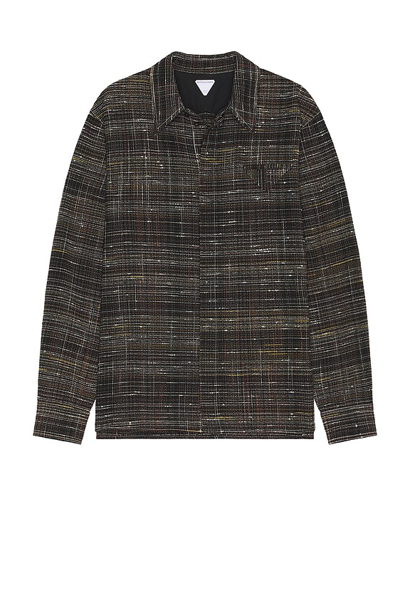 Amiri Boucle Padded Overshirt in Brown | FWRD Amiri Boucle Padded Overshirt in Brown | FWRD