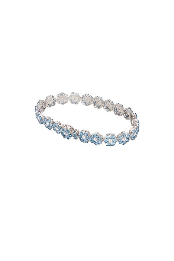 Hatton Labs Baguette Eternity Ring in White | FWRD Hatton Labs Baguette Eternity Ring in White | FWRD