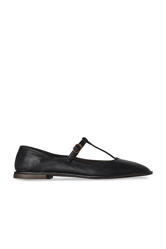 Toteme Piped Loafer in Black | FWRD Toteme Piped Loafer in Black | FWRD