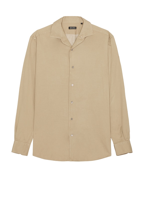Visvim Palmer Shirt in Beige | FWRD Visvim Palmer Shirt in Beige | FWRD