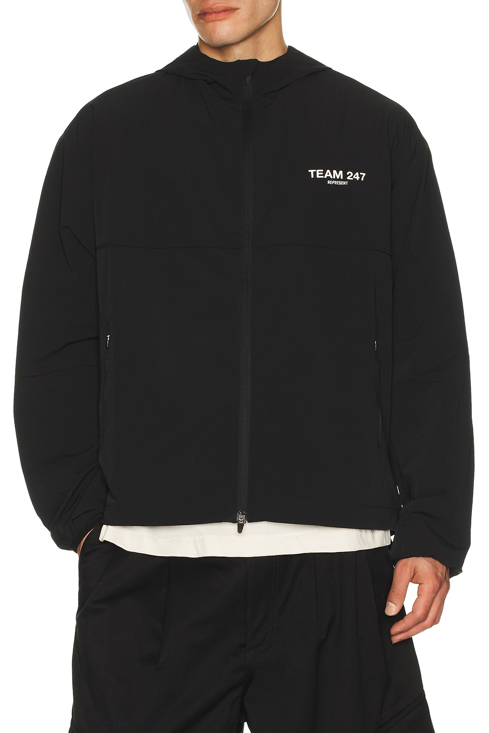 247 Team 247 Track Jacket in Jet Black | FWRD