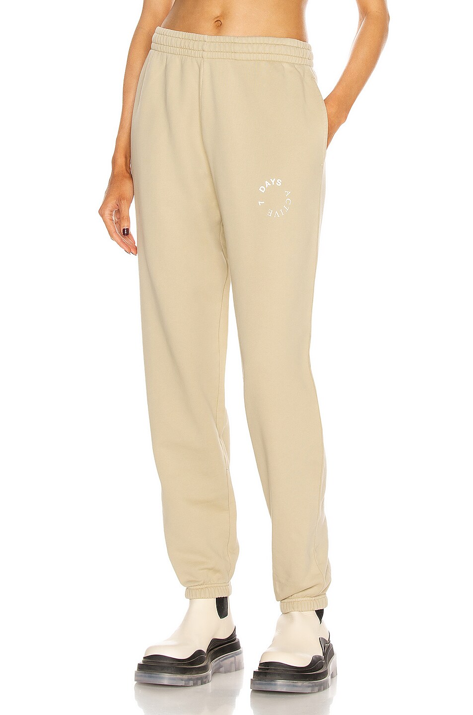 7 Days Active Monday Pants in Light Sand | FWRD
