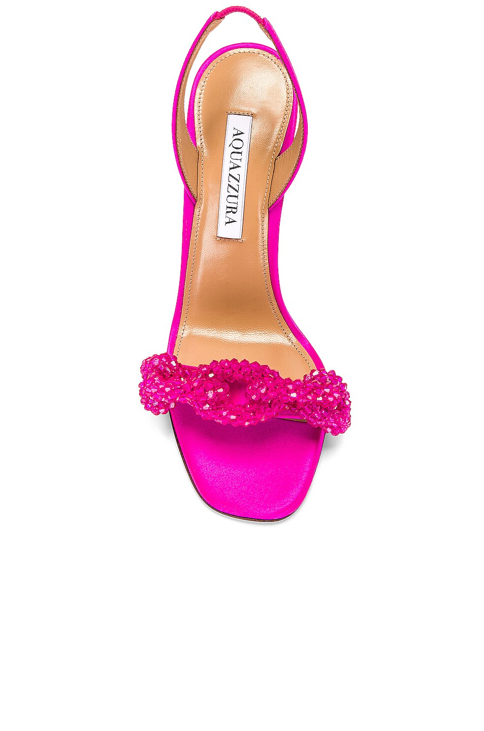 Aquazzura Chain of Love 105 Sandal in Exotic Orchid | FWRD