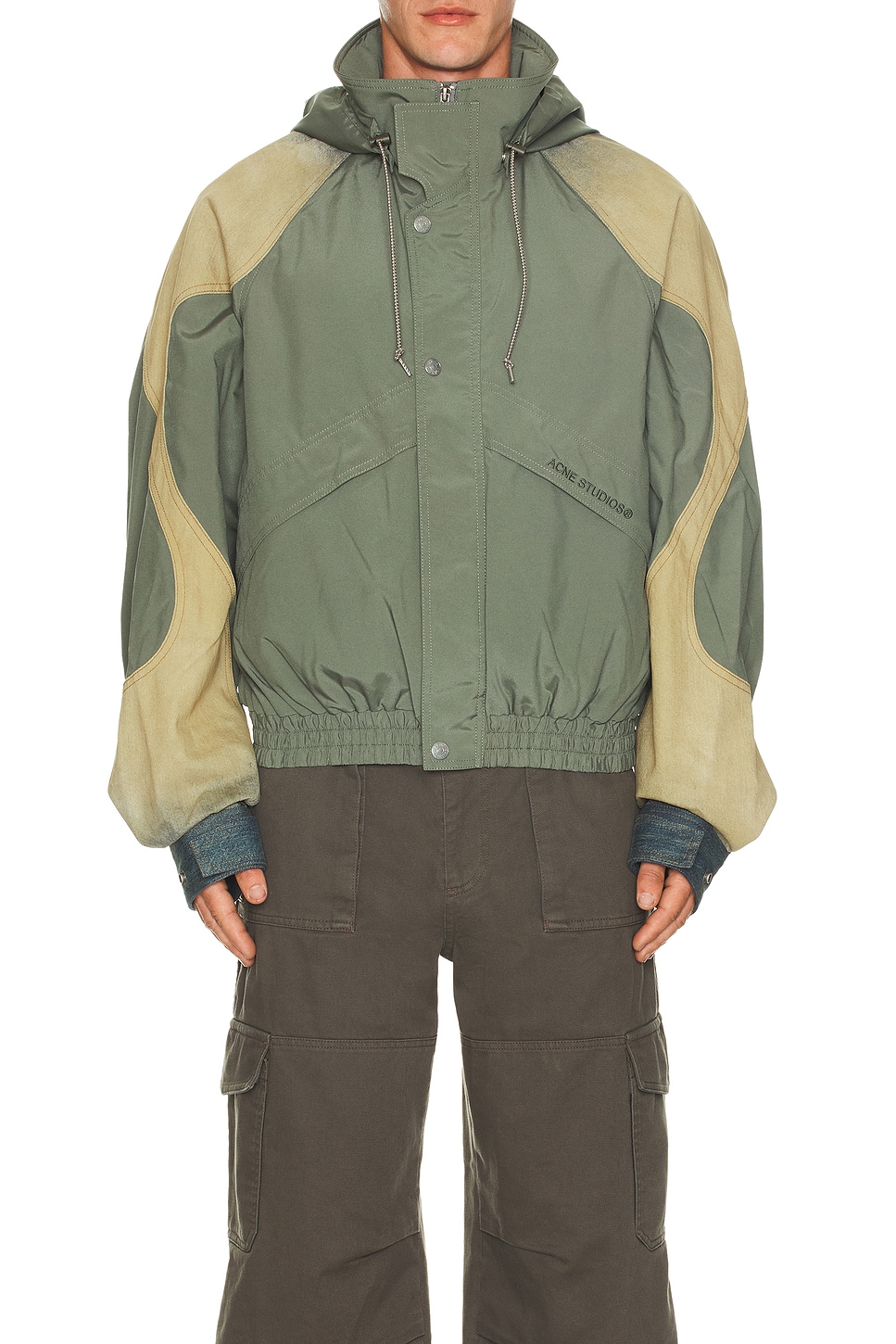 Acne Studios Jacket in Olive Green | FWRD