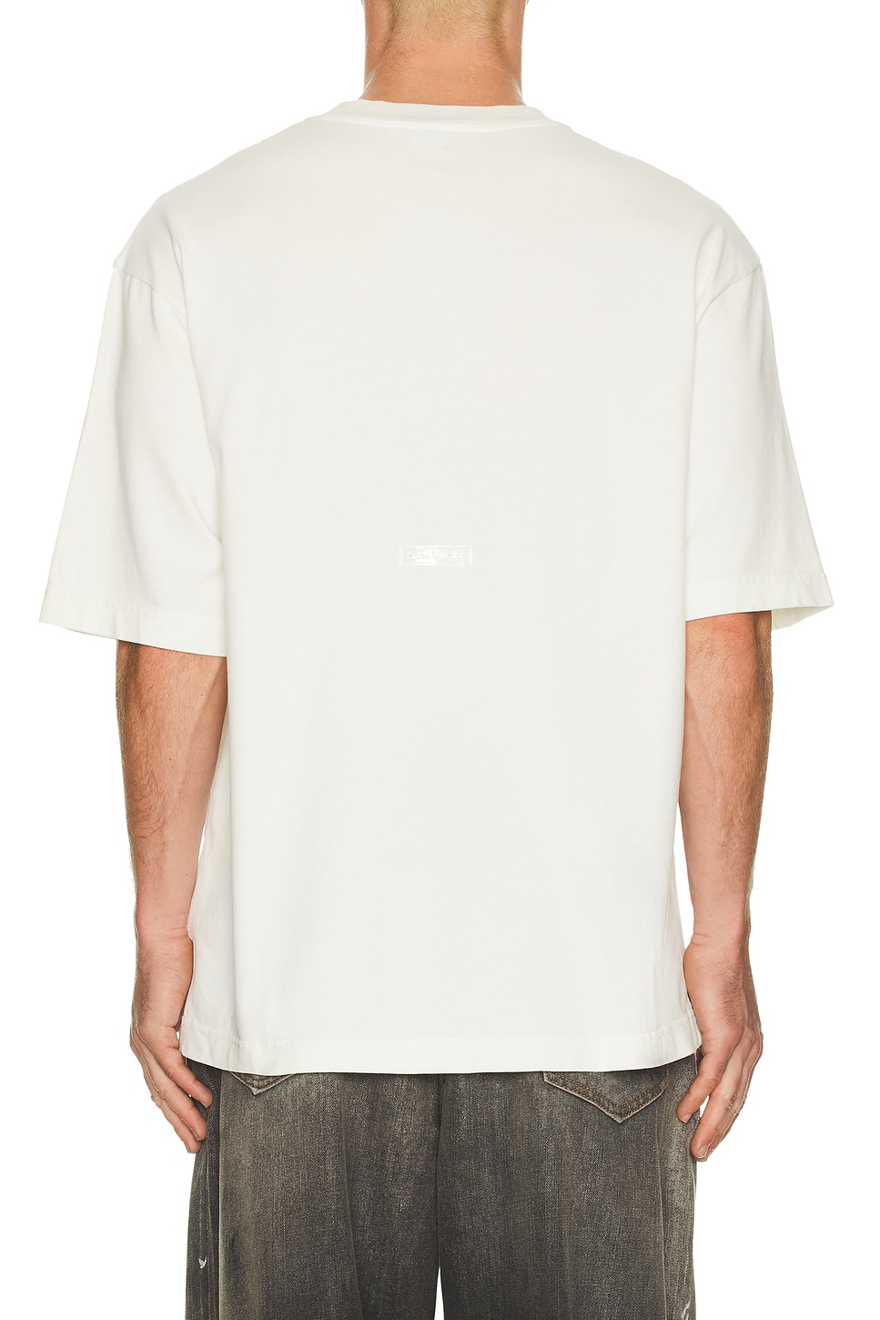 Acne Studios Short Sleeve T-Shirt in Ice White | FWRD