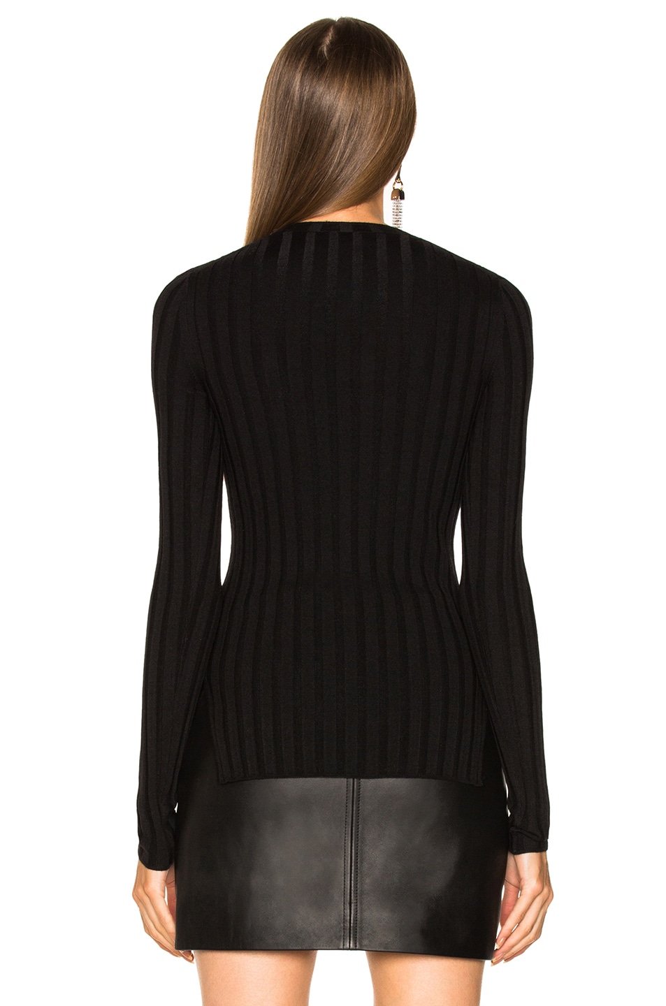 Acne Studios Carina Knit Top in Black | FWRD