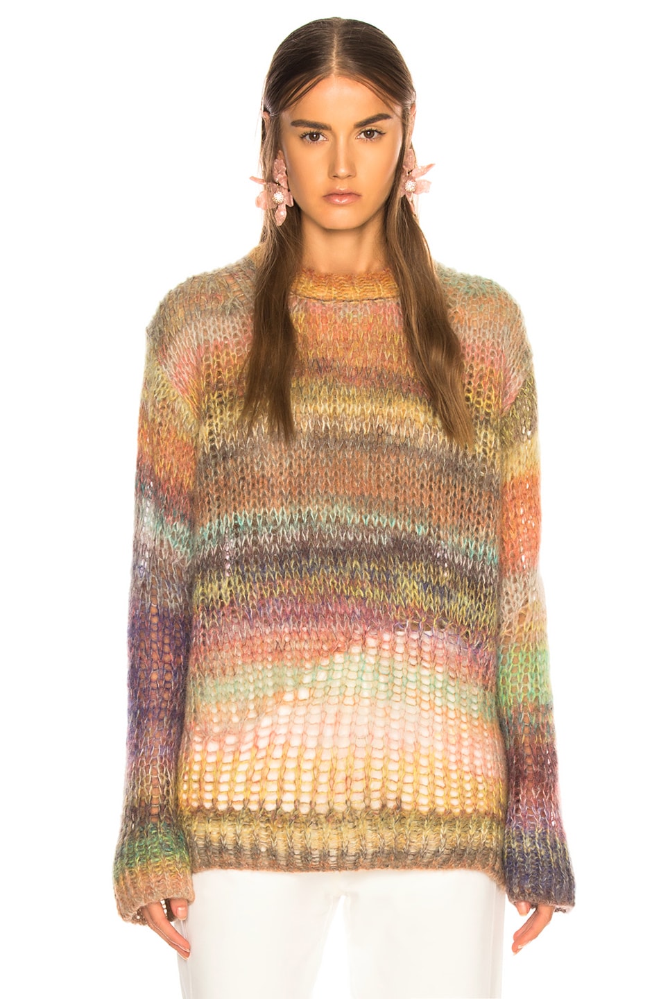 Acne Studios Long Striped Sweater in Multi | FWRD