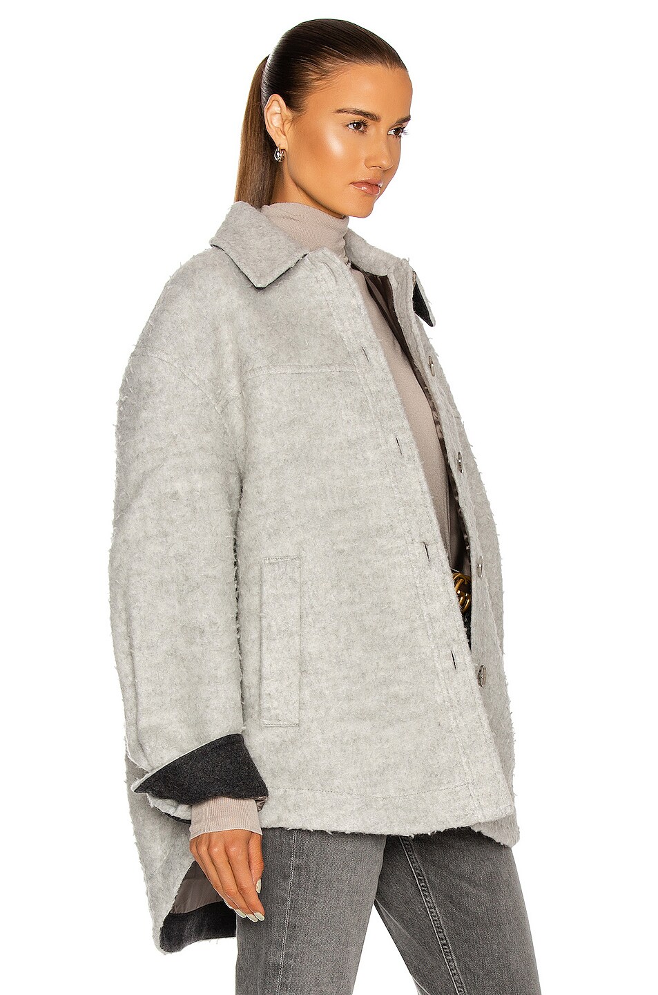 Acne Studios Ocilia Jacket in Coconut White | FWRD