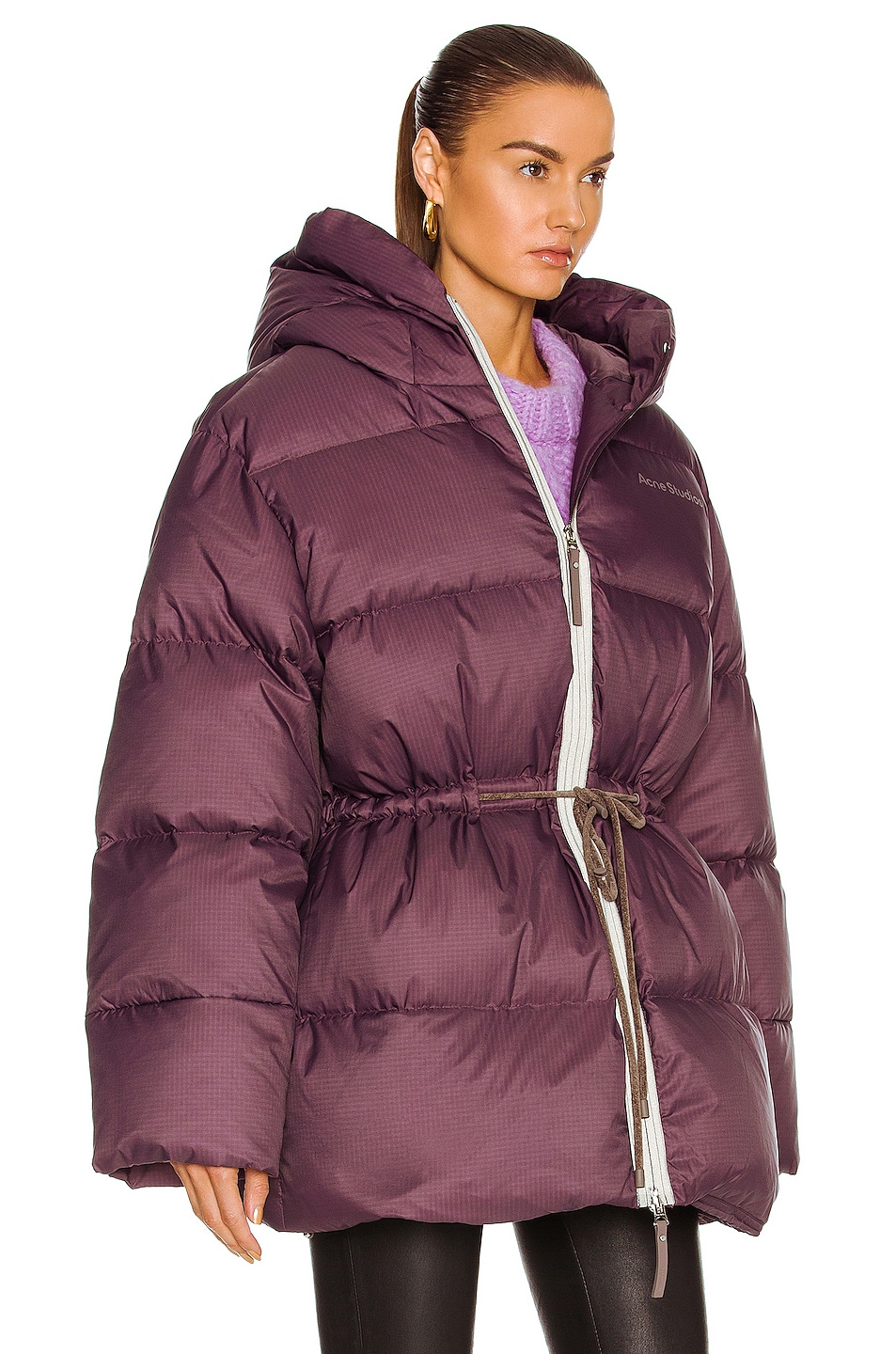 Acne Studios Puffer Jacket in Mauve Purple | FWRD