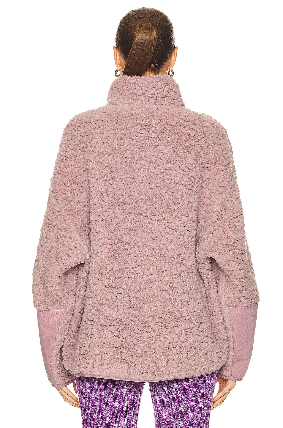 Acne Studios Teddy Jacket in Lilac Purple | FWRD