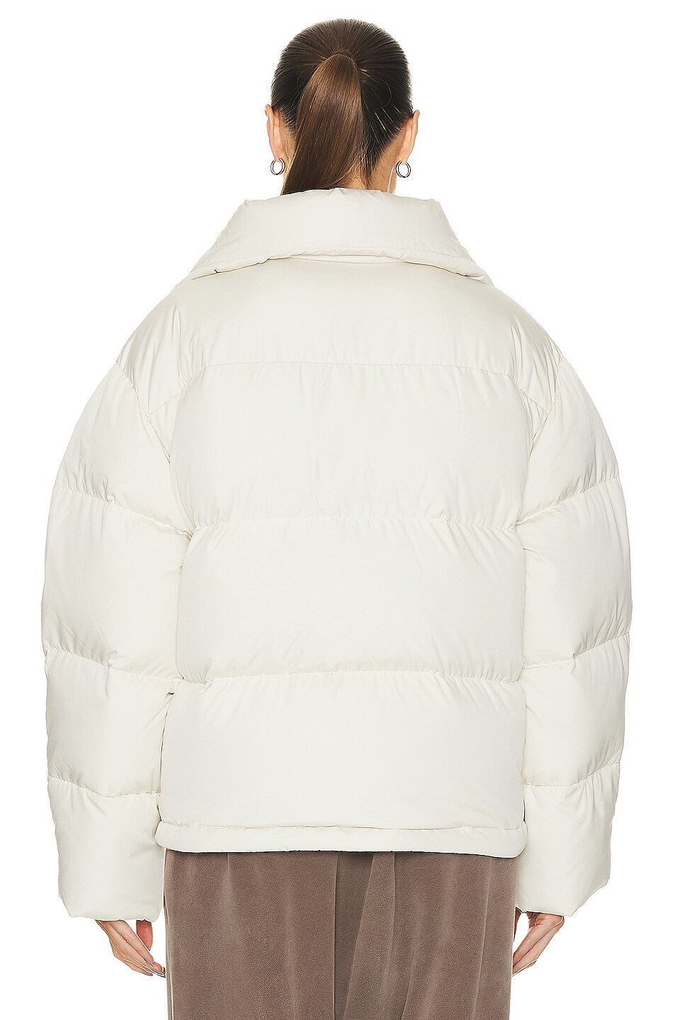 Acne Studios Puffer Jacket in Milk White | FWRD