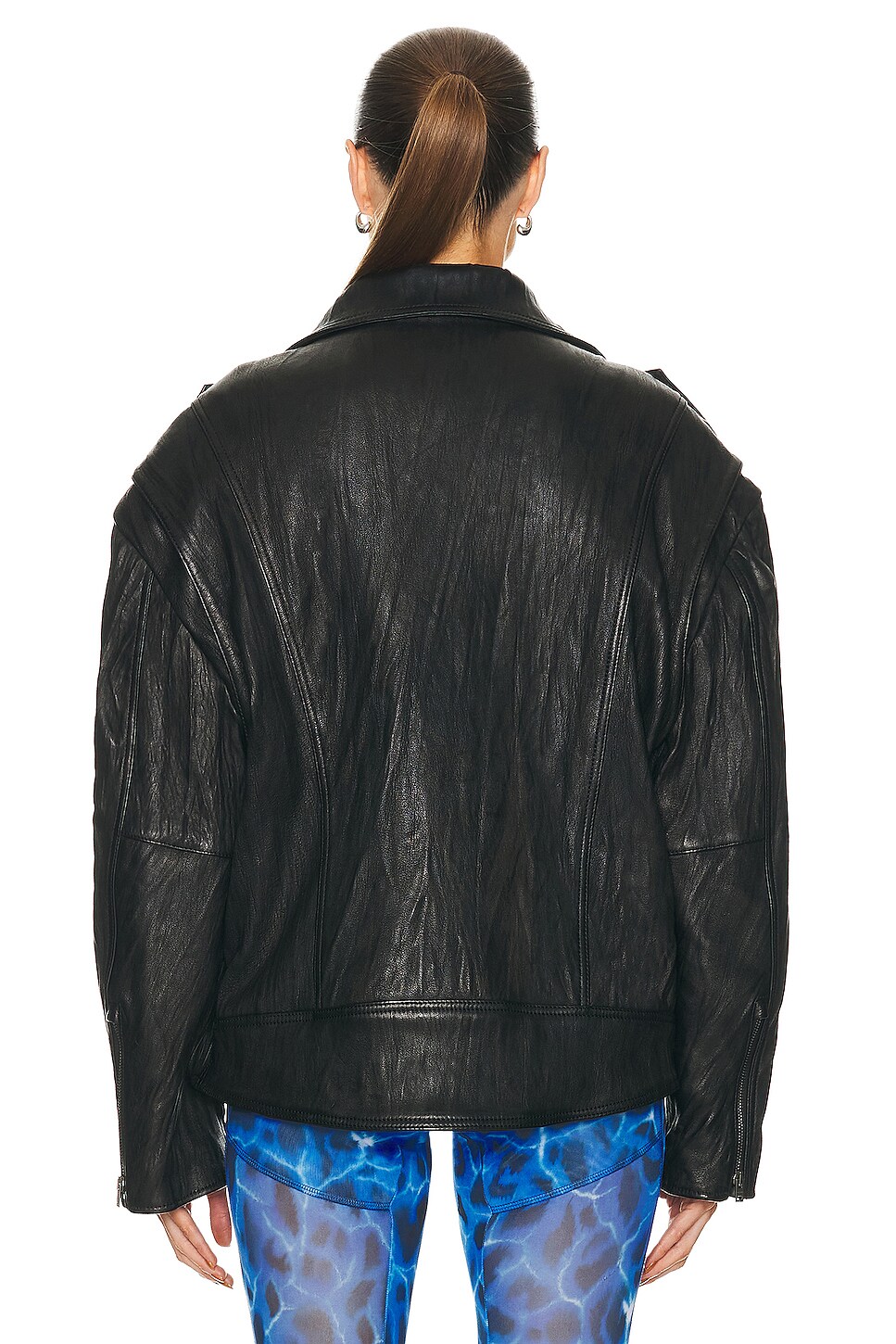 Acne Studios Leather Jacket in Black | FWRD