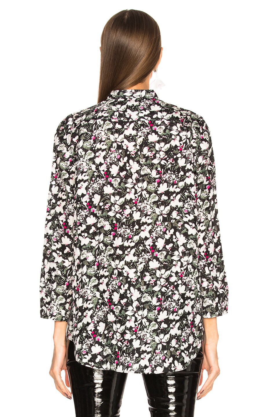 Acne Studios Bodil Blouse in Flower Black | FWRD