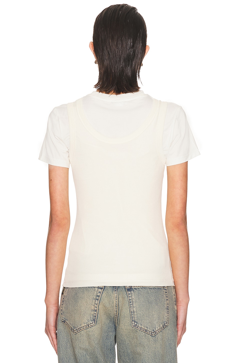 Acne Studios Ecleo Top in Off White | FWRD