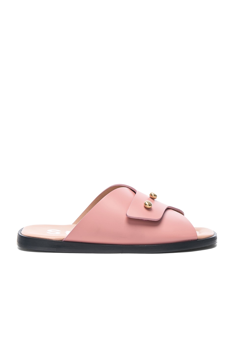 Acne Studios Leather Jilly Sandals in Pink | FWRD