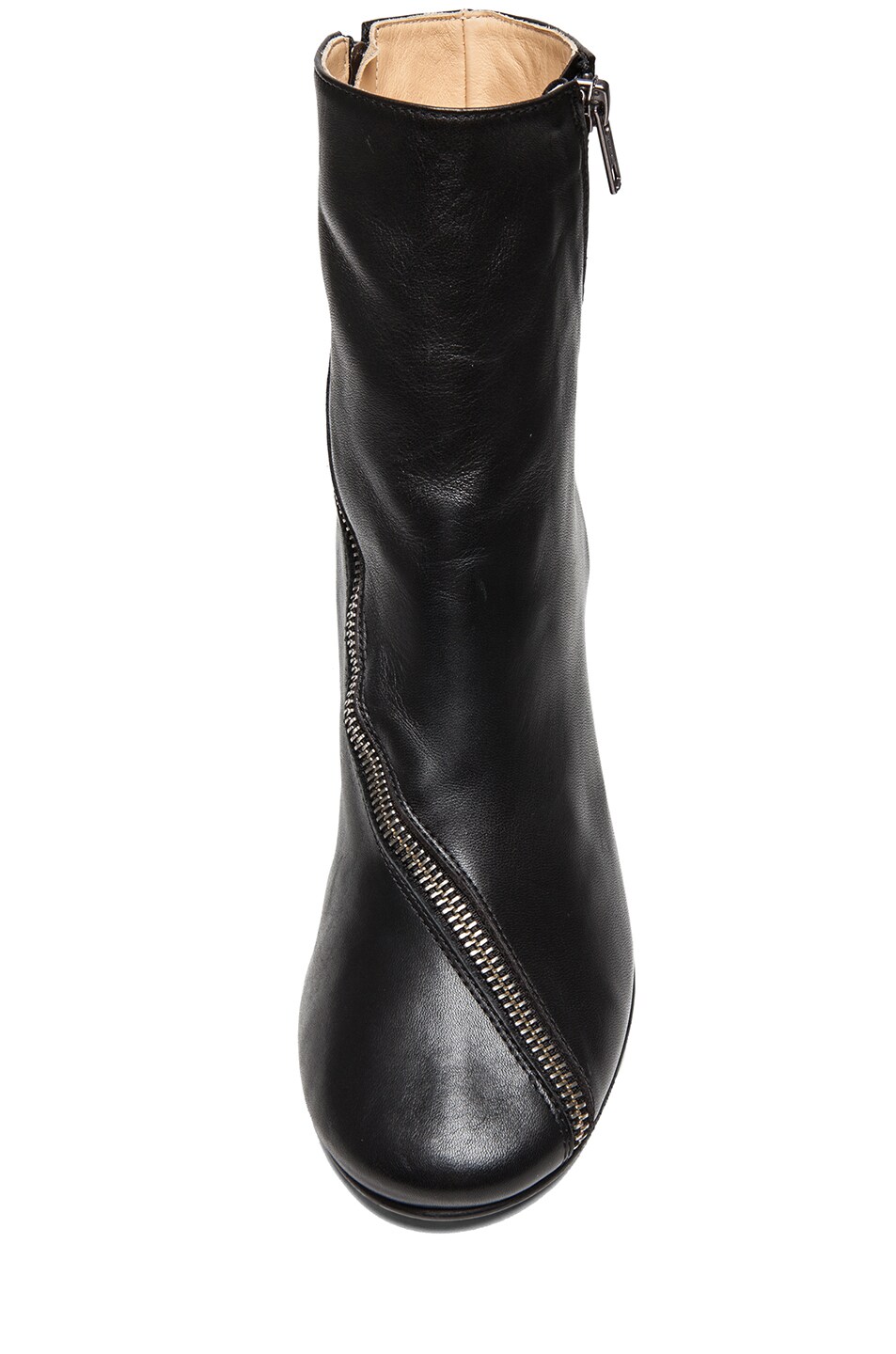Acne Studios Malou Leather Boots in Black | FWRD