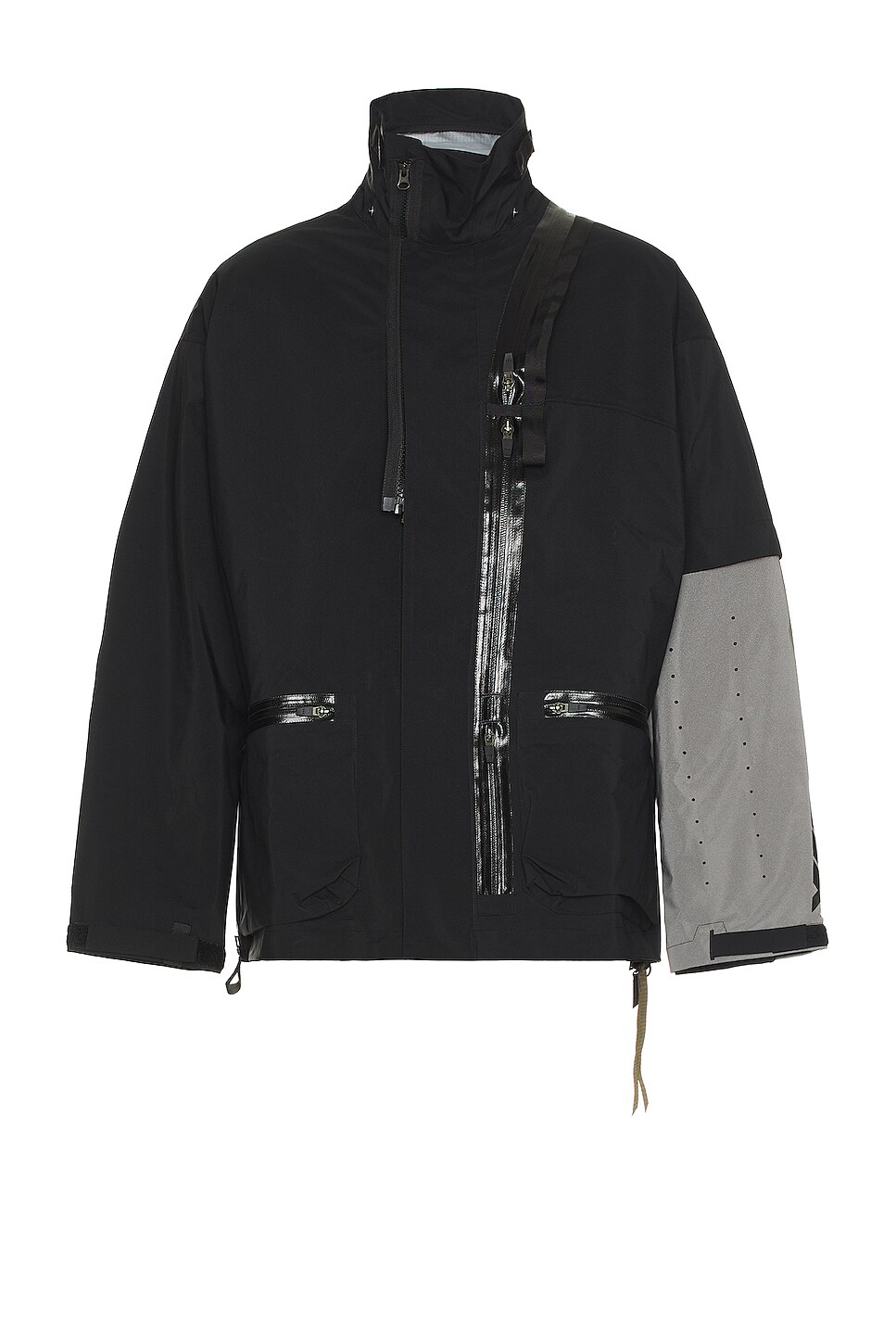 Acronym J115-gt 3l Gore-tex Pro Interops Jacket in Black & Black | FWRD