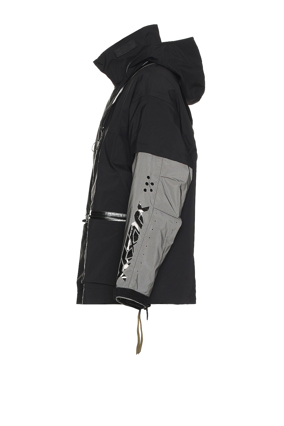 Acronym J115-gt 3l Gore-tex Pro Interops Jacket in Black & Black | FWRD